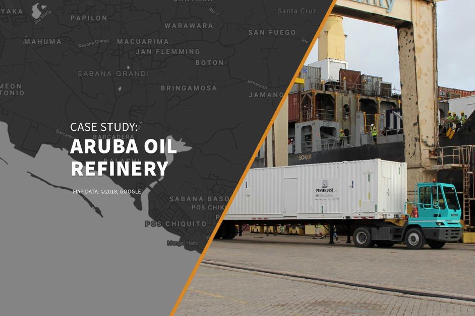 Piping and pressure vessel decontanimation at large oil refinery in Aruba