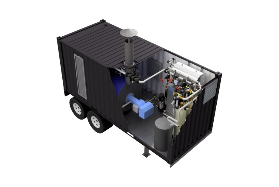 Portable boiler room RH80