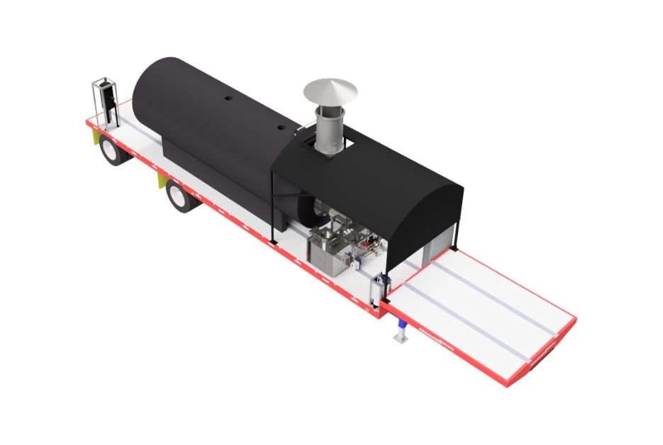 Trailer mounted boiler TM650